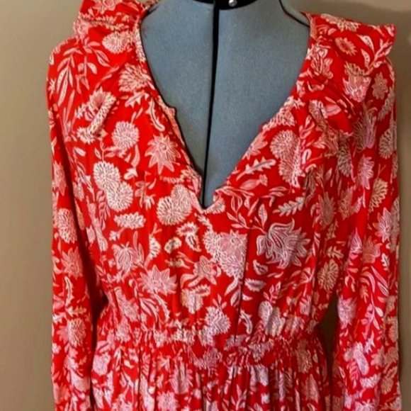 Universal Thread | Dresses | Universal Thread Watermelon White Floral ...